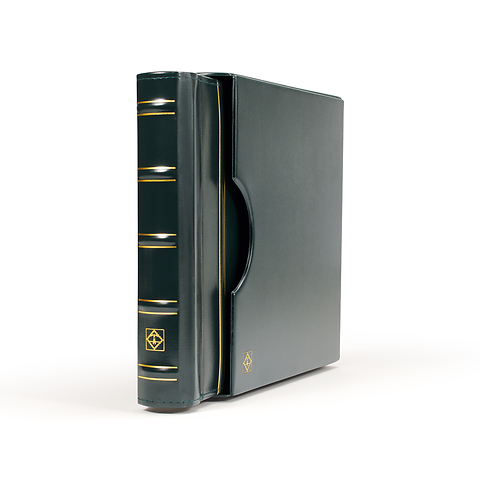 Turn-bar binder PERFECT DP, in classic design with slipcase, green at ...