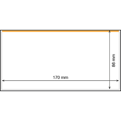 Banknote-sleeves, BASIC 170, 170 x 86 mm, pack of 50 at Lighthouse Canada