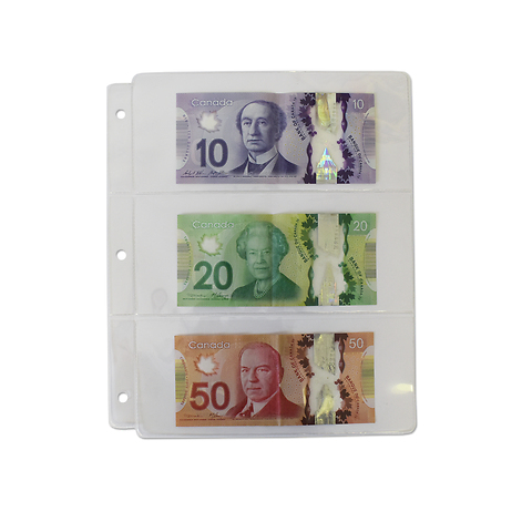 Sheets for Banknotes, pack of 10 at Lighthouse Canada
