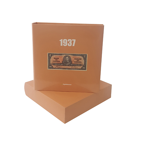 NUMIS Album for Canadian Banknotes, 1937, blank at Lighthouse Canada